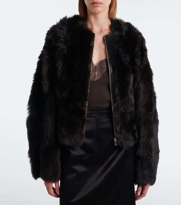Nour Hammour Dianne Shearling Jacket