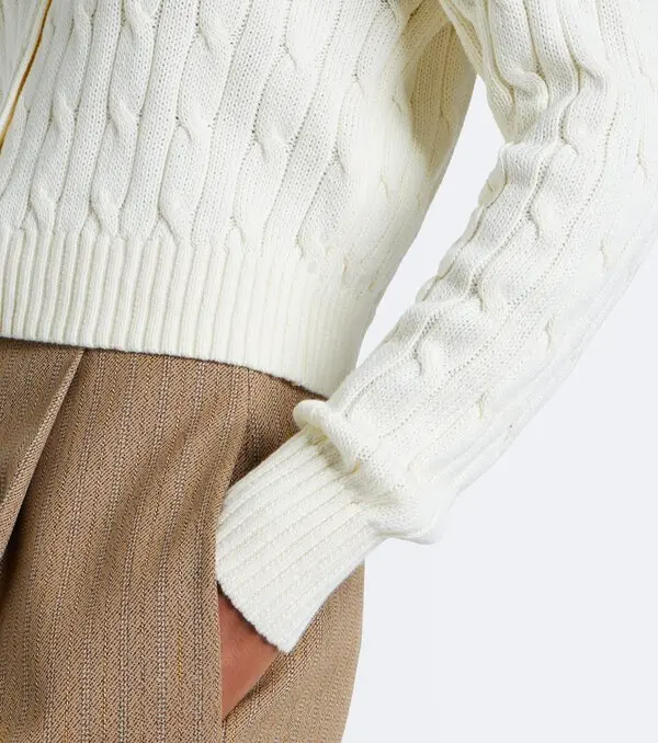 Polo Ralph Lauren Cable-knit Cotton Cardigan