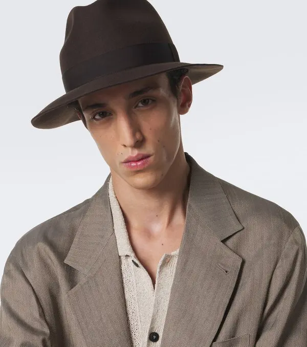 Giorgio Armani Virgin Wool Felt Fedora