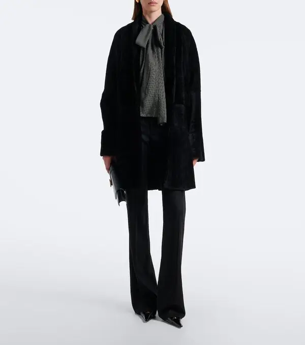 Nour Hammour Raquel Shearling Coat