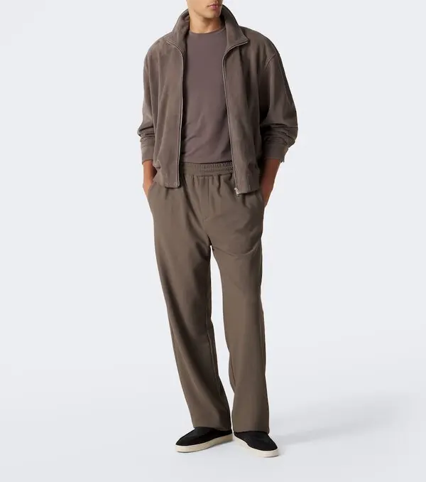 Giorgio Armani Waffle-knit Straight Leg Trousers