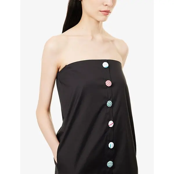 REEM ALKANHAL Sharifa Button-up Midi Dress
