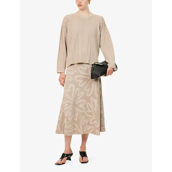 YASMINA Q Raye Oversized Knitted Top