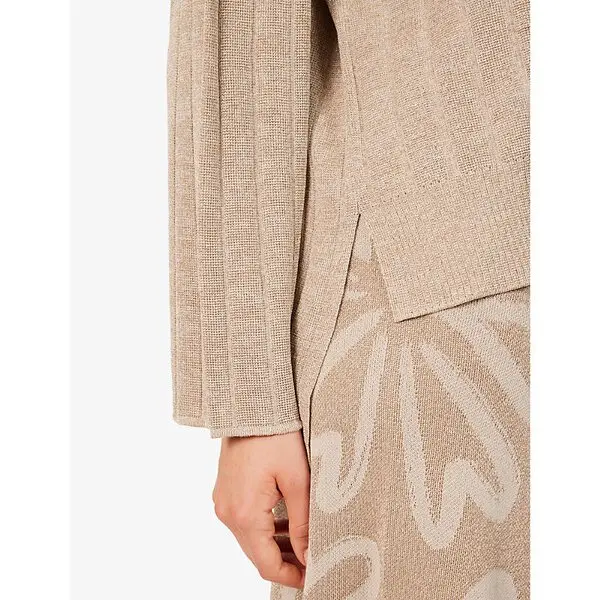 YASMINA Q Raye Oversized Knitted Top