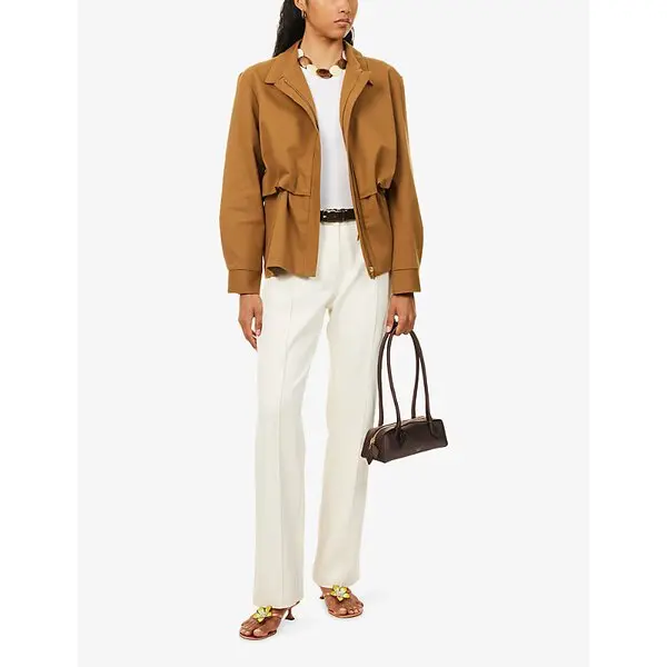 THE DROPPED COLLECTION Drawstring Cotton Jacket