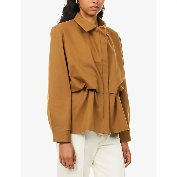 THE DROPPED COLLECTION Drawstring Cotton Jacket