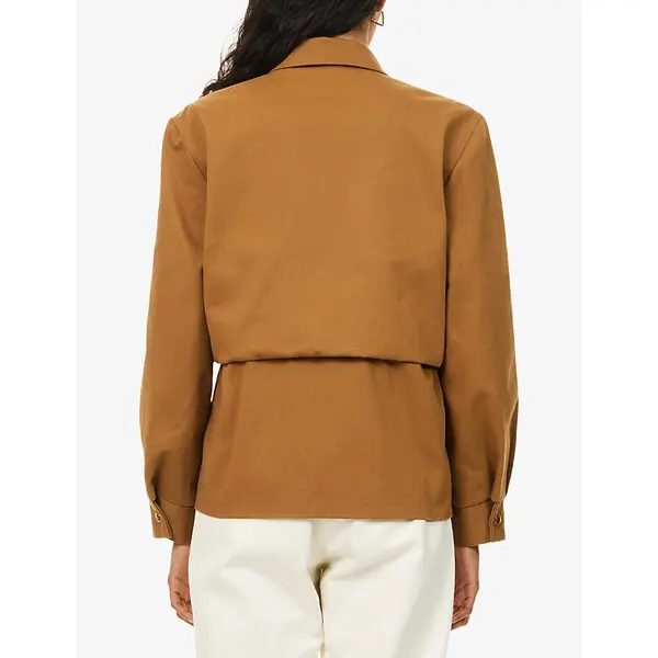 THE DROPPED COLLECTION Drawstring Cotton Jacket