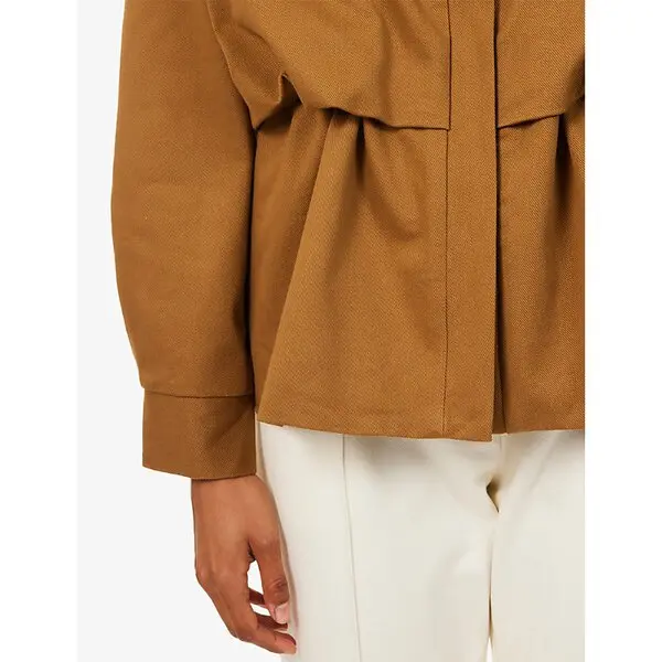THE DROPPED COLLECTION Drawstring Cotton Jacket