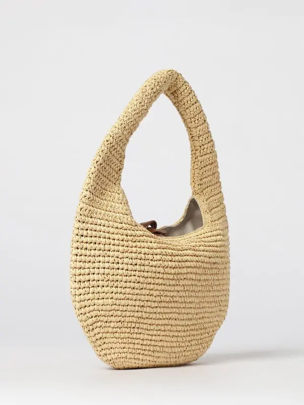 COCCINELLE C-me Crochet Raffia Bag