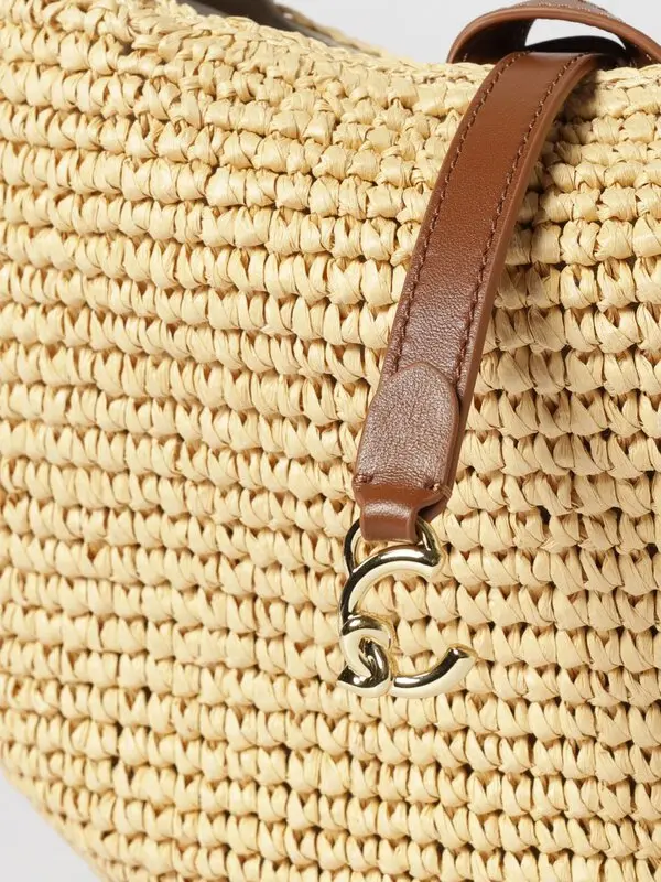 COCCINELLE C-me Crochet Raffia Bag
