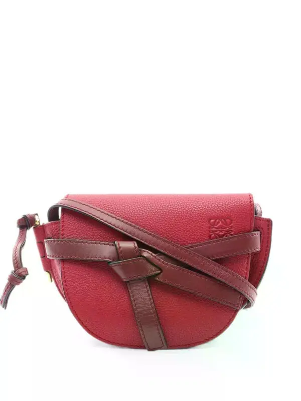 Loewe 2010s Mini Gate Shoulder Bag - Red