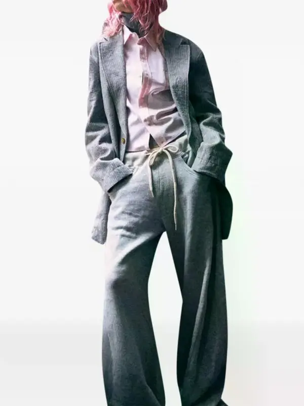 R13 Relaxed Darted Track Pants