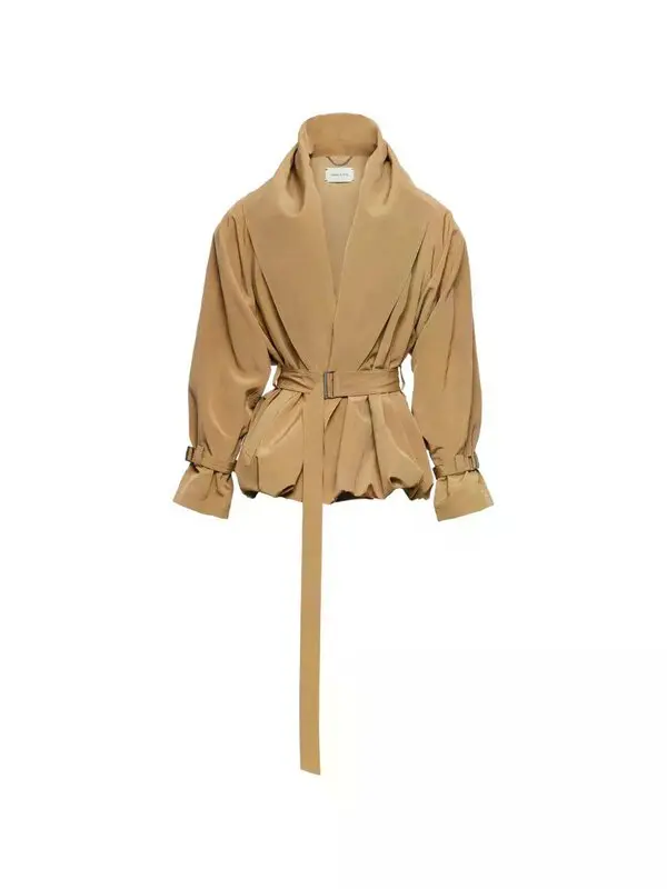 Magda Butrym Belted Shawl-collar Jacket