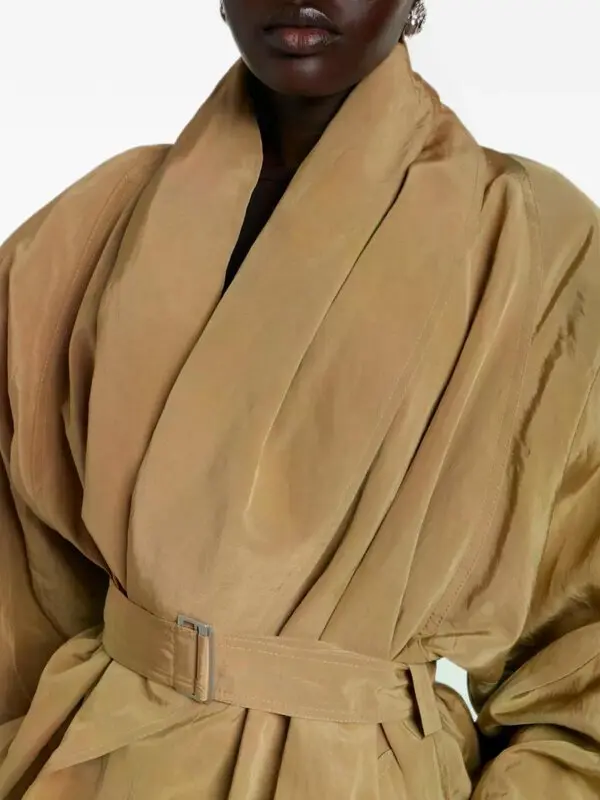 Magda Butrym Belted Shawl-collar Jacket