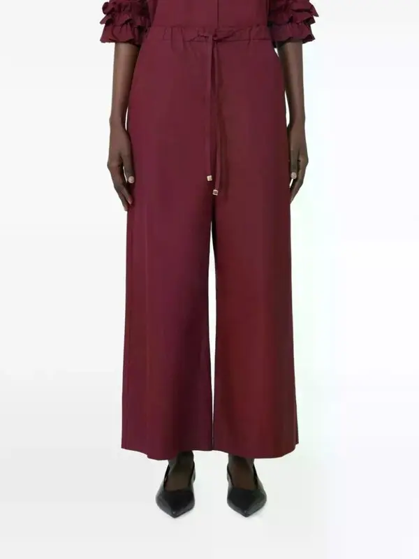 Max Mara Drawstring Palazzo Pants