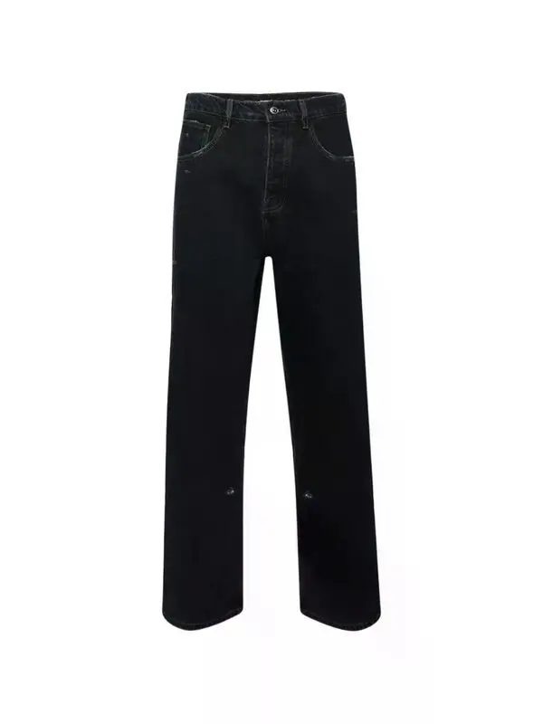 NAHMIAS Distressed Straight-leg Jeans