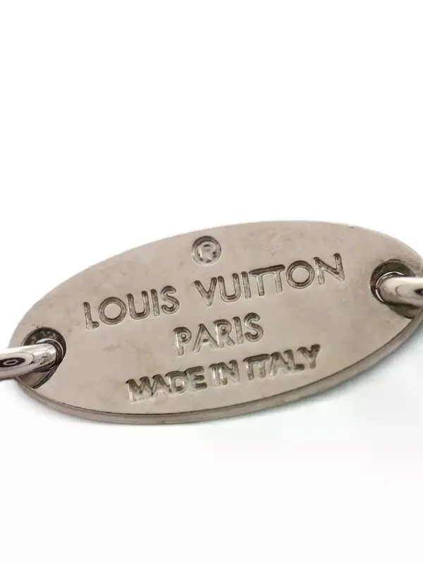LOUIS VUITTON Essential V Necklace - Silver
