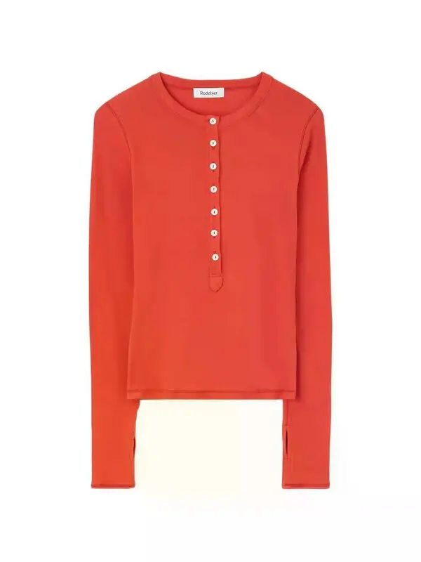 Rodebjer Kiara Long-sleeve Blouse - Red