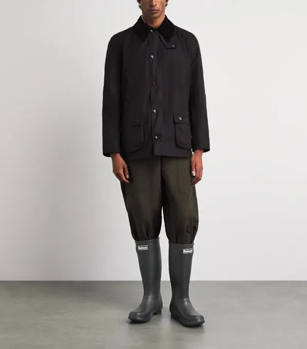 Barbour Tall Bede Wellington Boots - Black