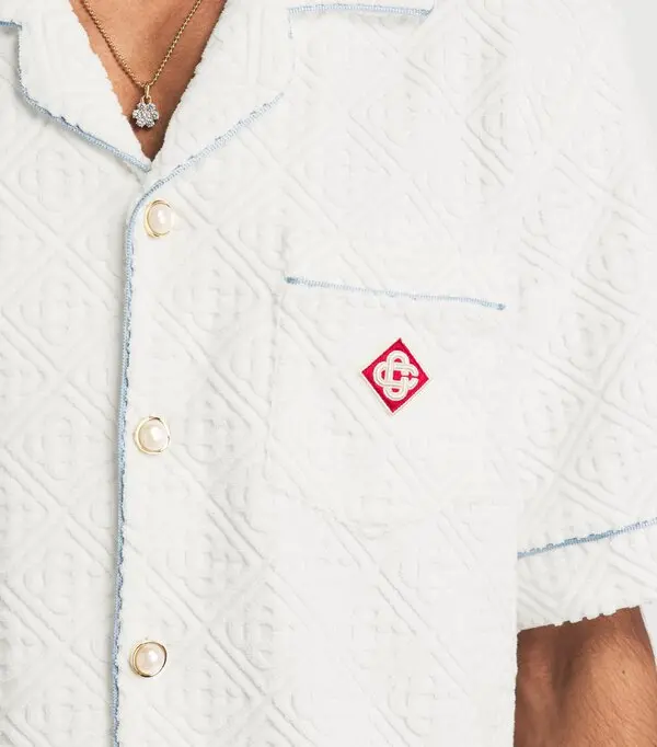 Casablanca Towelling Monogram Shirt