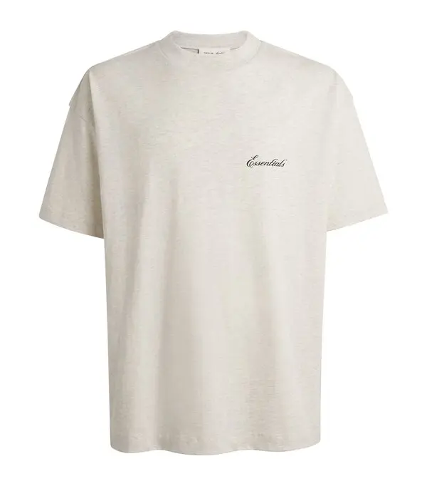Fear Of God Logo Script T-shirt - Grey