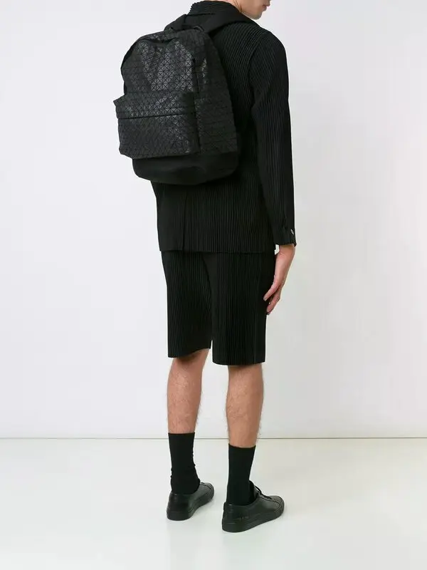 Issey Miyake Geometric Panelled Backpack