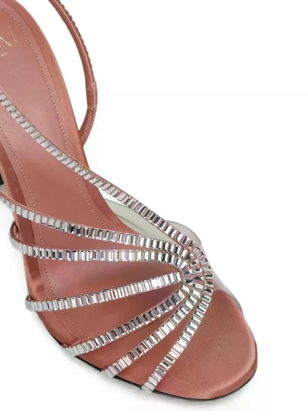ALEVI MILANO Crystal-embellished Slingback Sandals