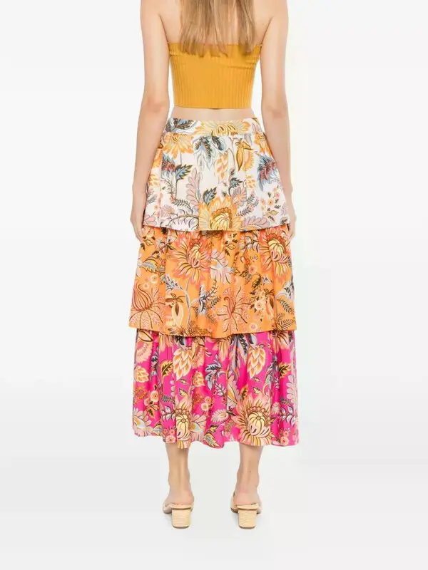 Farm Rio Ligia Midi Skirt