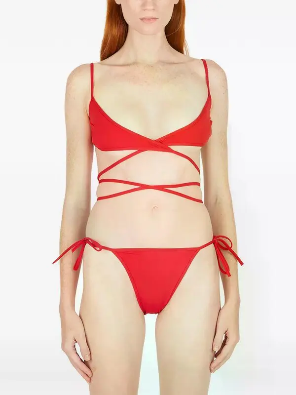 Balenciaga Wrap-around Tie-fastening Bikini