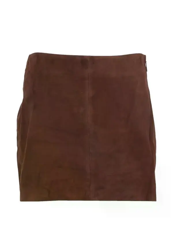 ARMA Melody Suede Mini Skirt - Brown