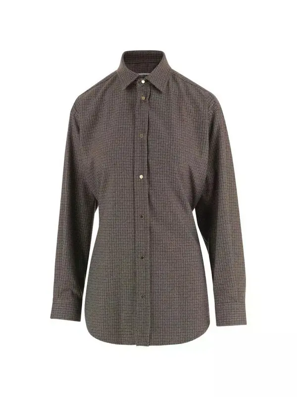 DARKPARK Anne Checked Press-stud Shirt
