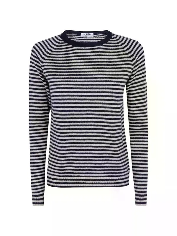 BASE Striped Cashmere Sweater
