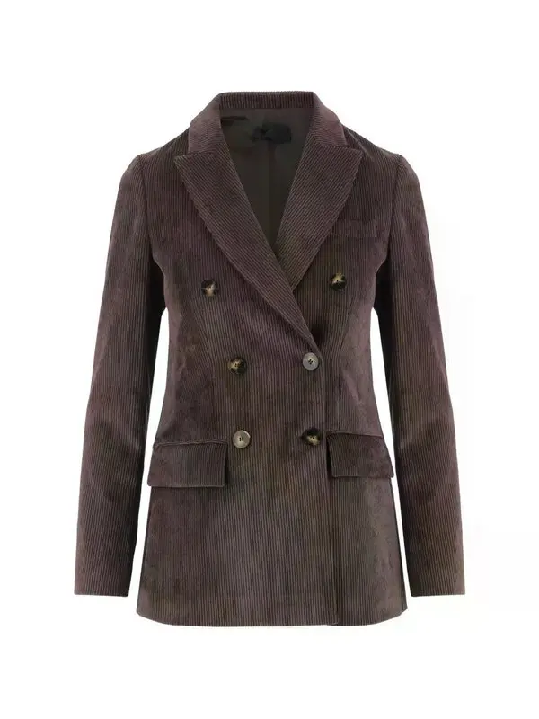 F.IT Double-breasted Corduroy Blazer