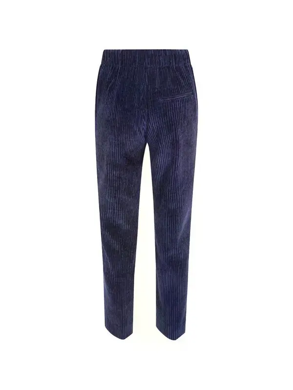 ANNE CLAIRE Corduroy-effect Elasticated-waist Trousers