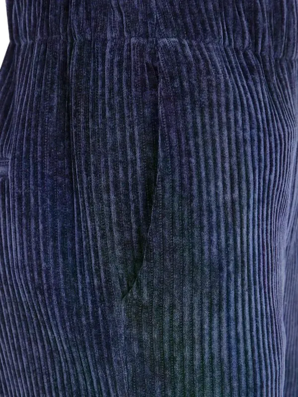 ANNE CLAIRE Corduroy-effect Elasticated-waist Trousers