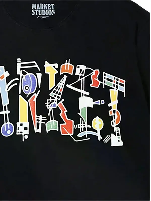 MARKET Work Of Arc Graphic-print T-shirt
