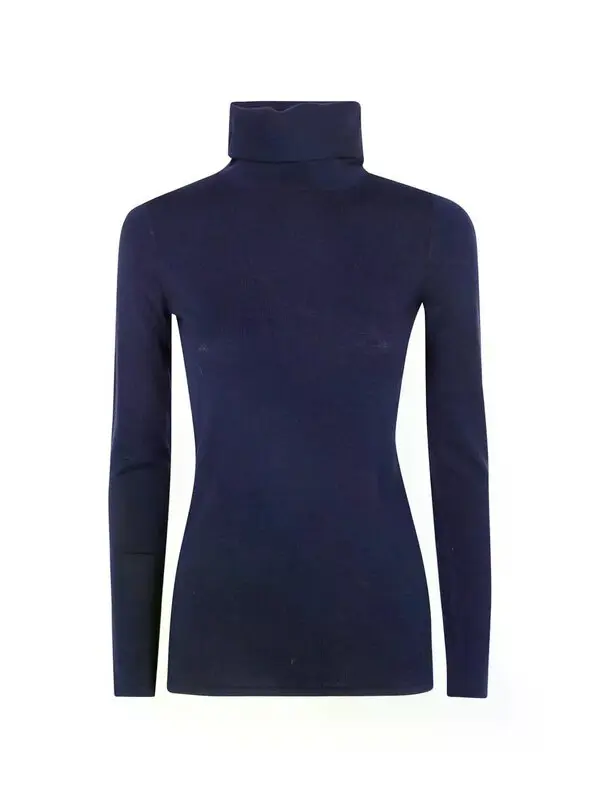 BASE Roll-neck Sweater - Blue