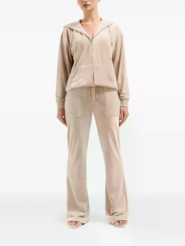 Juicy Couture Velour Flared Track Pants