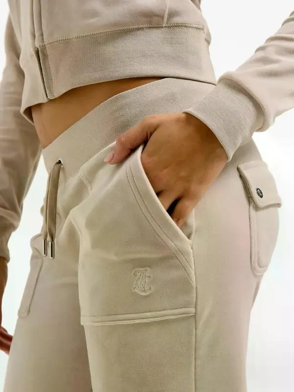Juicy Couture Velour Flared Track Pants