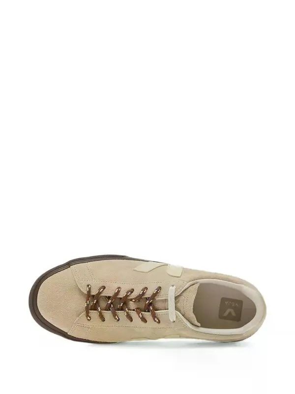 VEJA Campo Textured-suede Almond-pierre Sneakers