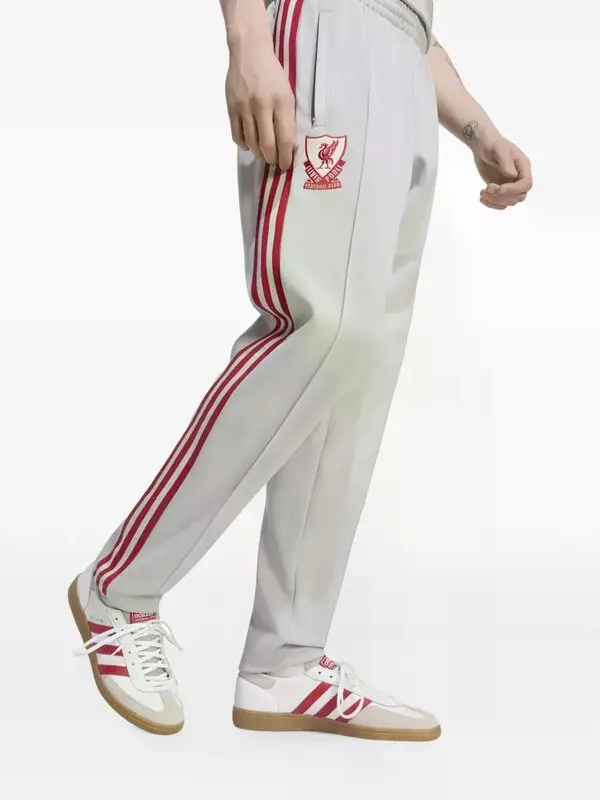 Adidas X Liverpool Fc Logo-embroidered Side-stripe Track Pants