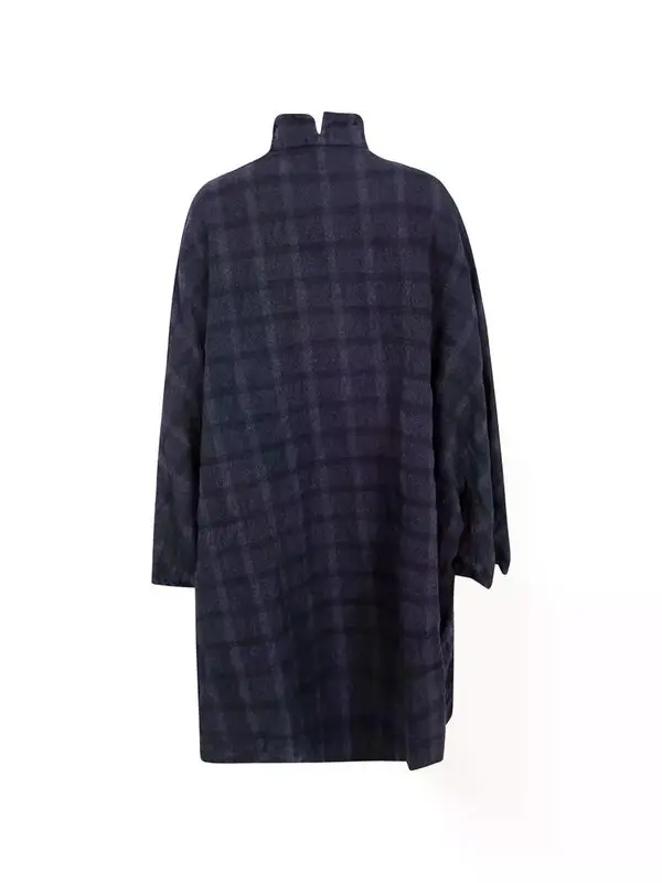 DANIELA GREGIS Check-pattern Single-breasted Coat
