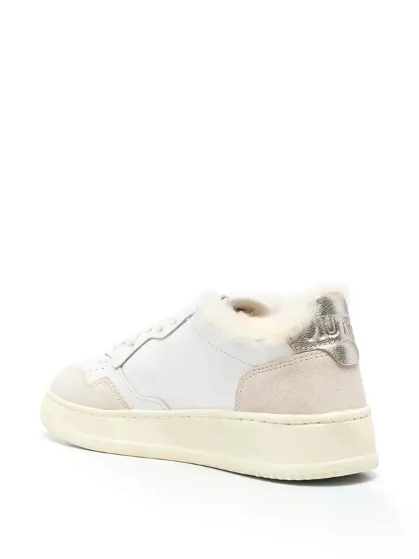 AUTRY Medalist Shearling-trim Sneakers