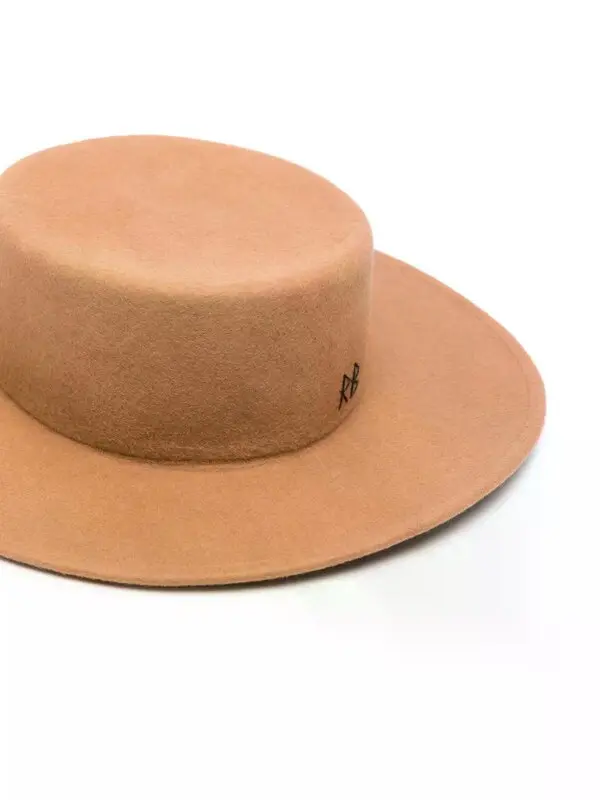 Ruslan Baginskiy Wool Felt Canotier Hat