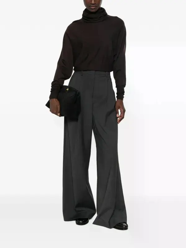 Max Mara Pleated Wide-leg Trousers