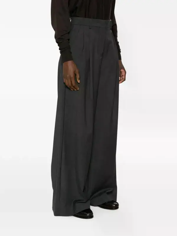 Max Mara Pleated Wide-leg Trousers