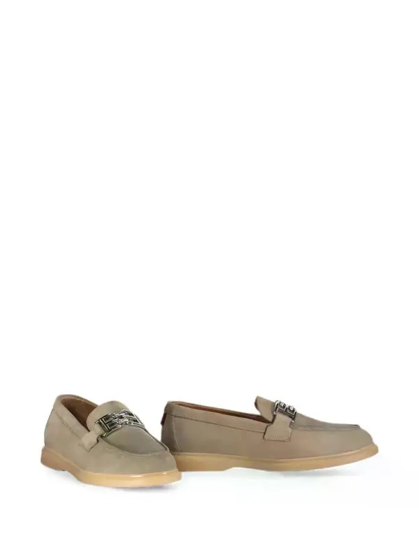 Bally Logo-plaque Leather Loafers