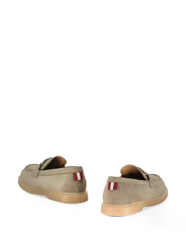 Bally Logo-plaque Leather Loafers
