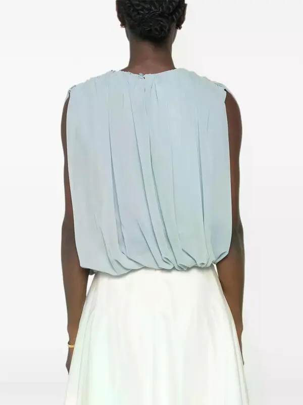 ABADIA Sleeveless Blouse