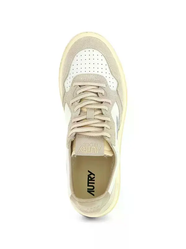 AUTRY Medalist Low Suede-panelled Sneakers